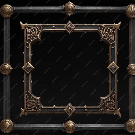 Medieval Gui Frame Premium Ai Generated Image