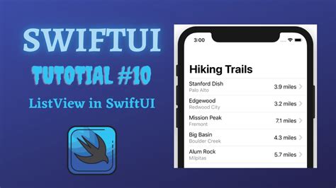 Listview In Swiftui With Custom Design And Data Passing Swiftui
