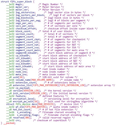 Dumpf2fs 查看f2fs文件系统布局结构 Csdn博客