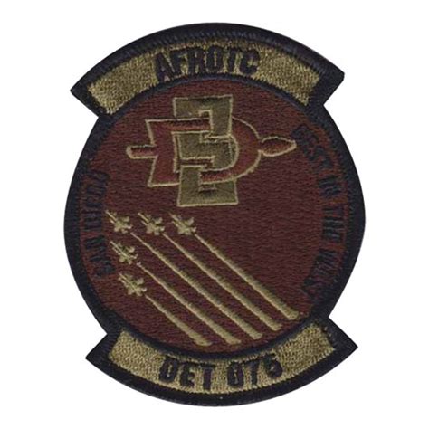 Afrotc Det 075 Ocp Patch Air Force Reserve Officer Training Corps Detachment 075 Patches