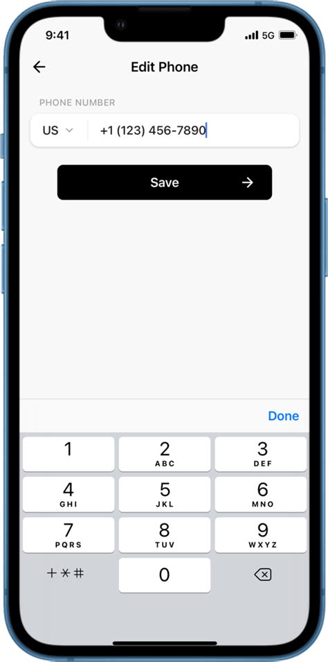 settings and profile setup react native templates withframe