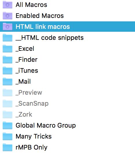 How I Organize My Keyboard Maestro Macros The Robservatory