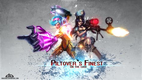 Lol Piltover S Finest Vi And Caitlyn Wp By Xrazerxd On Deviantart
