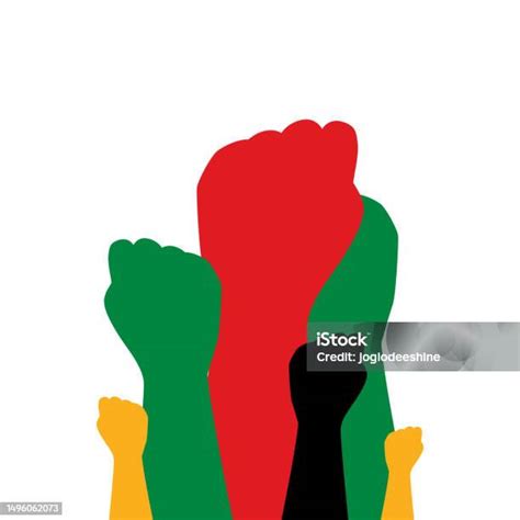 Juneteenth 자유의 날 디자인 배너 이벤트를 위한 간단한 타이포그래피 아프리카계 미국인의 역사와 유산 6월에 대한 스톡 벡터 아트 및 기타 이미지 Istock