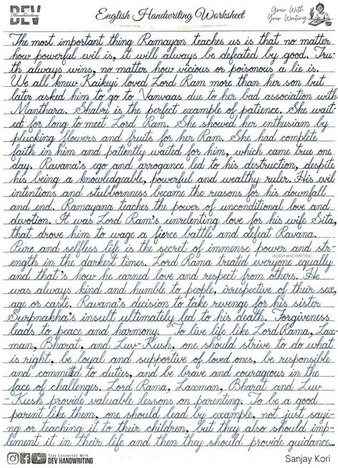 English Cursive Writing ️ In 2025 Writing Practice Sheets Handwriting Examples Cursive Writing