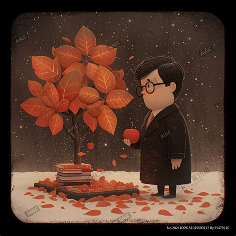Ai创作图柿子插画人物 核桃人物插画 柿子阁楼插画 手绘秋季浪漫画明信片 好柿花生插画 十二月插画月份插画 Q版柿子 感恩节教师 感恩节老师 12月插画 秋天文创插画 红叶包装插画 梧桐插画