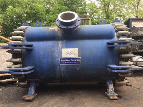 Alfa Laval Spiral Heat Exchanger Type 1H L 1W 515 Square Feet Surface