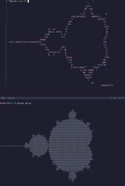 I Made A Little Mandelbrot Shaped Mandelbrot Code Rpython