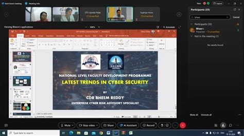 The Hacker Central On Linkedin Thehackercentral Cybersecurity Fdp2024 Advancedconcepts