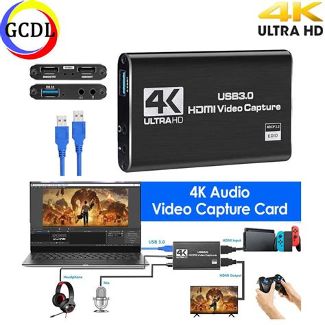 K Video Capture Card USB P Fps HDMI Audio Video Capture Device Portable Video