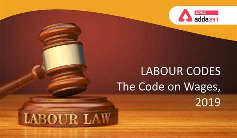 Labour Codes The Code On Wages