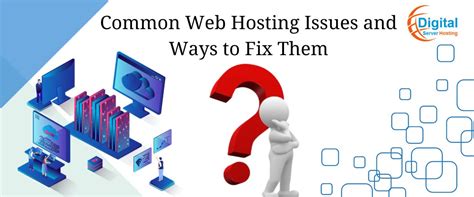 common web hosting issues and ways to fix them