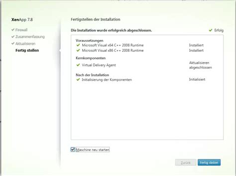 Xendesktop Xenapp 7 8 Upgrade Bleibt Bei Initialisierung Hängen Terminal Services Net Germany