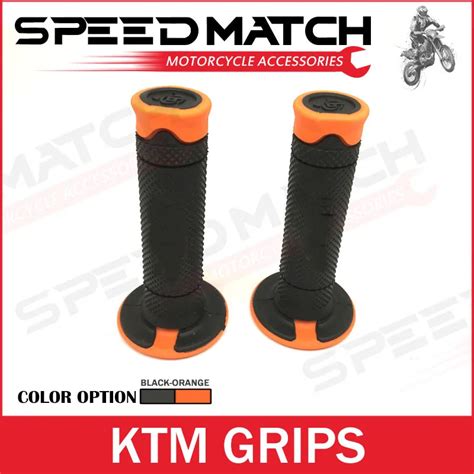 Orange Ktm Handle Grip Motorcycle High Quality Dirt Pit Bike Motocross Handlebar Rubber Gel