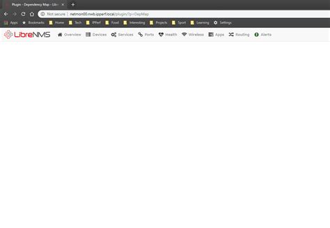 Device Dependencies Dependency Map Blank Screen Help Librenms Community