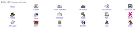 geeklog demo site try geeklog without installing it