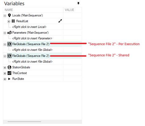 Have Both Separate File Globals Per Execution And Shared File Globals