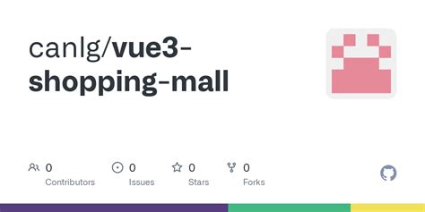 GitHub Canlg Vue3 Shopping Mall