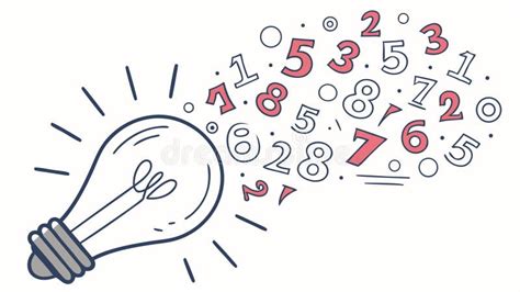 Math Formula Idea Lightbulb With Equations And Symbols Logical And Analytical Thinking Vector