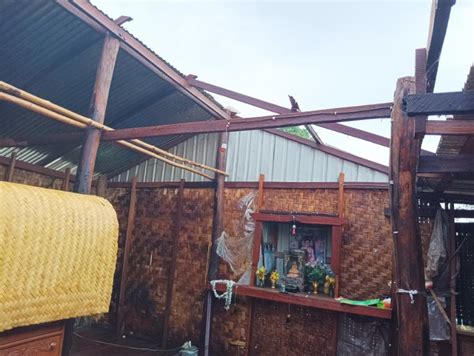 အောင်လံမြို့နယ်တွင် မိုးသက်လေပြင်းတိုက်ခတ်မှုကြောင့် ပြကြီးကျေးရွာနှင့် မိုးကောင်းကျေးရွာတွင