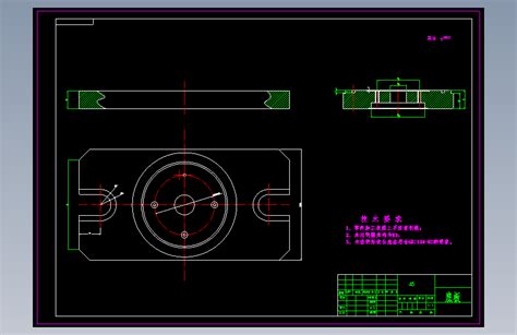 连接座加工工艺和钻4xm5螺纹孔夹具设计 Autocad 2000 模型图纸下载 懒石网