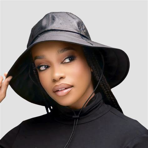 Satin Lined Waterproof Souwester Rain Hat