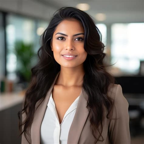 Premium Ai Image Headshot Photos Of Indian Women In Dynamic