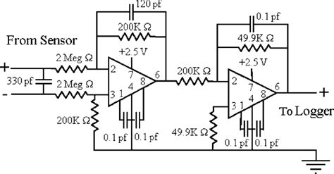 —schematic Diagram Of The Sensor Signal Conditioning Circuit Using Download Scientific Diagram
