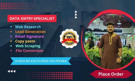 Do Perfect Data Entry Copy Paste Web Research Web Scraping