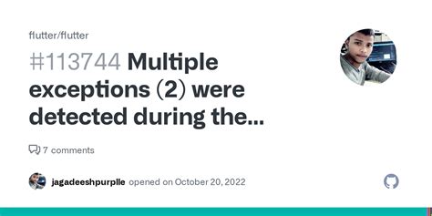 Multiple Exceptions 2 Were Detected During The Running Of The Current