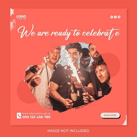 Premium Psd New Year Celebration Instagram Post