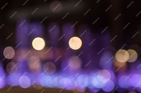 흐리게 Bokeh 빛 배경 무료 사진