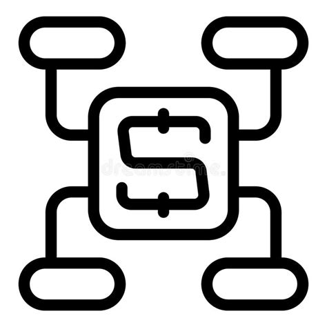 Software Development Process With Agile Methodology And Connected Stages Icon Stock Illustration