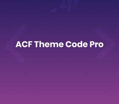 ACF Theme Code Pro Temas Y Plugins