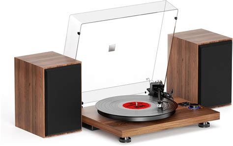 Angels Horn Vinyl Record Player Hi Fi System Bluetooth