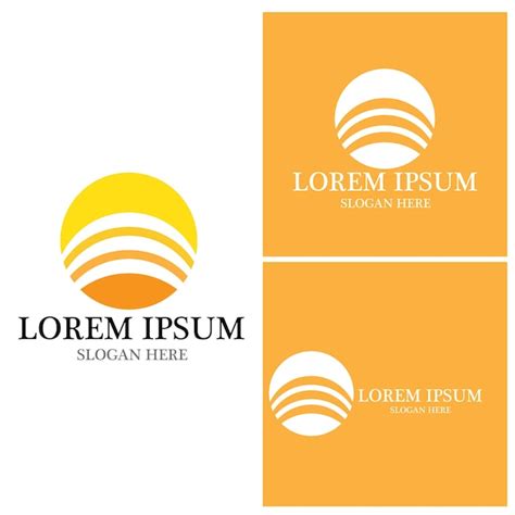 태양 벡터 일러스트 아이콘 프리미엄 벡터