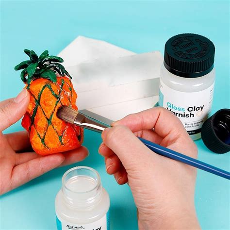 Air Dry Clay Varnish 120ml Air Dry Clay Glaze Clay Gloss Glossy Clay Varnish Waterproof Air Dry