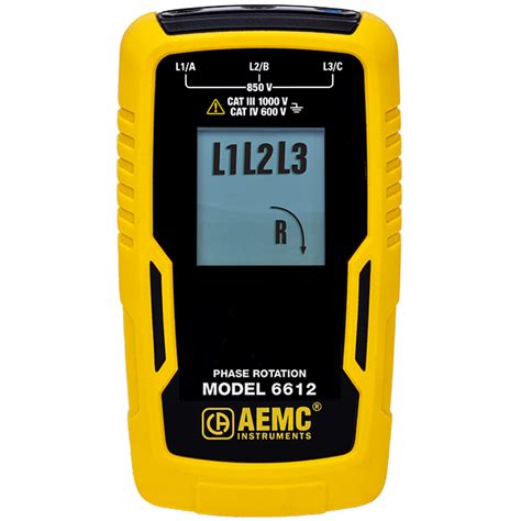 Phase Rotation Meter Model JM Test Systems