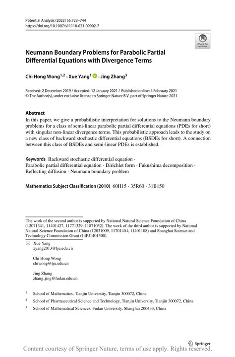 Neumann Boundary Problem For Parabolic Partial Differential Equations With Divergence Terms