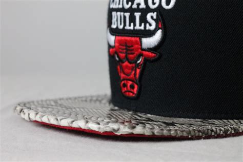 No83 — Chicago Bulls With Authentic Python Belly And Red Suede Keyacquisitions