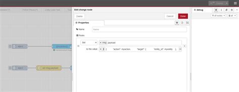 Pass Entity Name To Action Node At Runtime Node Red Home Assistant Community