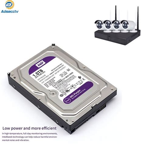 Wdseagate ฮาร์ดดิสก์สีม่วง1tb การเฝ้าระวัง35นิ้ว Sata Hdd ฮาร์ดดิสก์