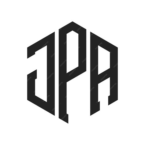 Premium Vector Jpa Logo Design Initial Letter Jpa Monogram Logo Using Hexagon Shape