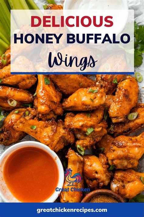 Honey Buffalo Wings Great Chicken Recipes