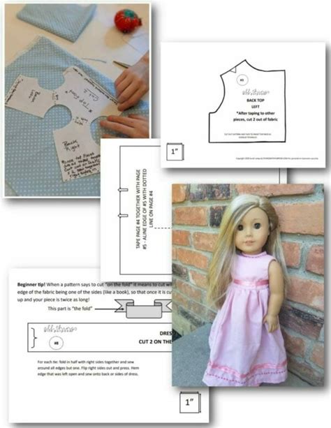 18 Doll Basic Dress Pattern Digital Download All Things With Purpose