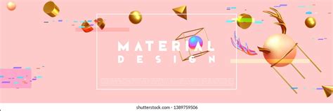 Chaos Abstract Background 3d Objects Realistic Stock Vector Royalty Free 1389759506 Shutterstock