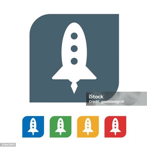 로켓 플랫 아이콘 흰색 배경에 고립입니다 벡터 일러스트 레이 션 아이콘 0명에 대한 스톡 벡터 아트 및 기타 이미지 0명 개념 개념과 주제 Istock