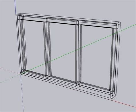 3d Model Sketchup Dynamic Window Vr Ar Low Poly Cgtrader