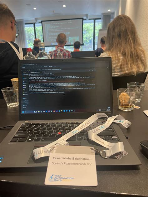 Eswari Nisha Balakrishnan On Linkedin Tadnl Testautomationdays Tadnl Testautomation