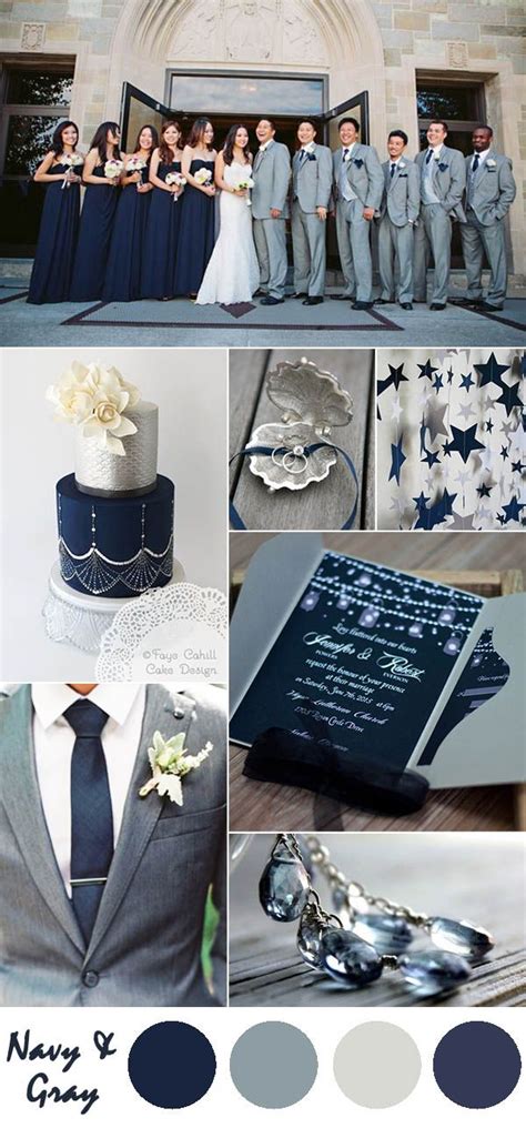 Ten Most Gorgeous Navy Blue Wedding Color Palette Ideas For 2016